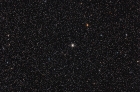 M56 globular cluster with a Milky Way background in Lyra | New Forest Observatory